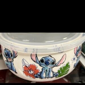 Disney | Kitchen | Disney Stitch Sketch Hibiscus Nesting Bowl With ...